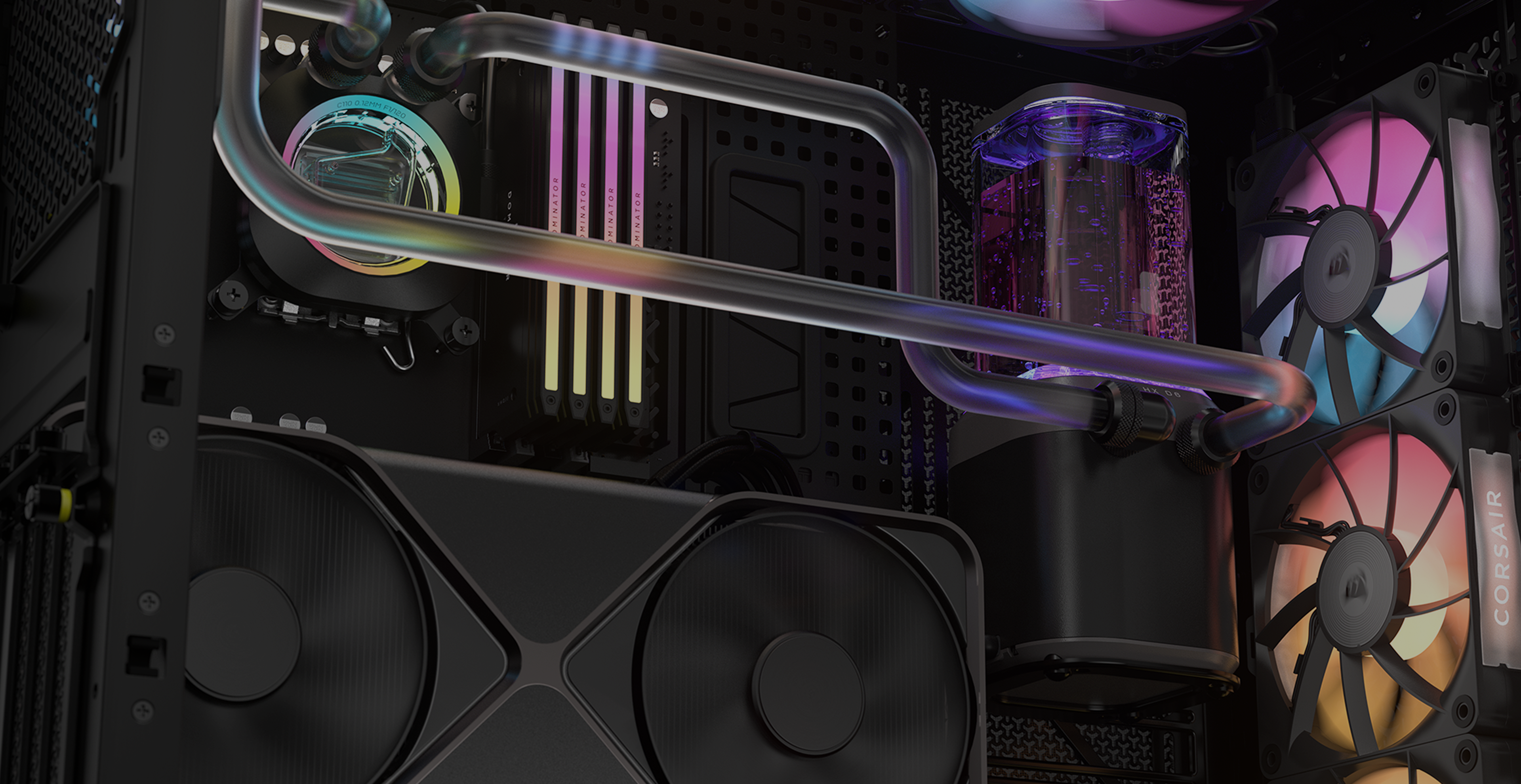 HYDRO X SERIES iCUE LINK XH505i RX 360 RGB Custom Cooling Kit