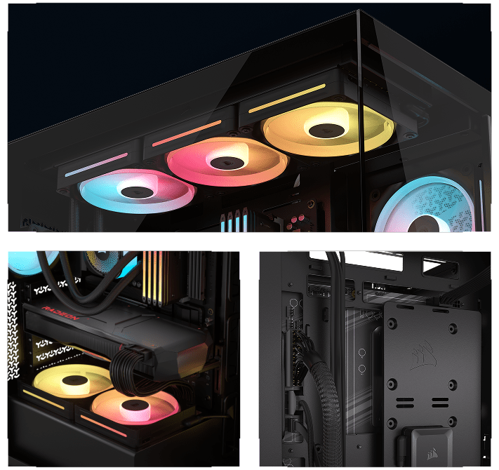 Корпус формата Mid Tower 3500X LX-R RGB iCUE LINK