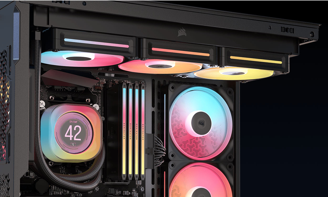 3500X LX-R RGB iCUE LINK Mid-Tower PC Case
