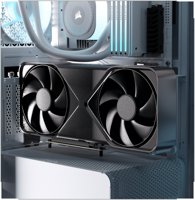 FRAME 4500X RS-R ARGB Panoramic Glass Mid-Tower PC Case - White