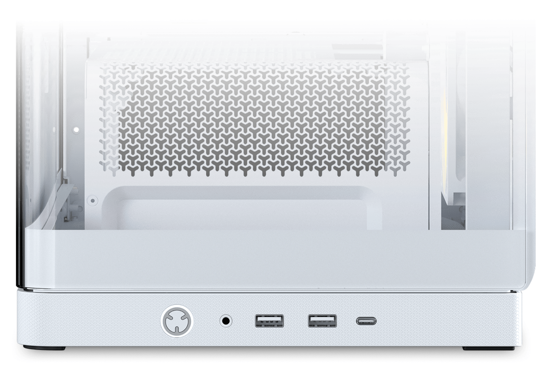 FRAME 4500X RS-R ARGB Panoramic Glass Mid-Tower PC Case - White