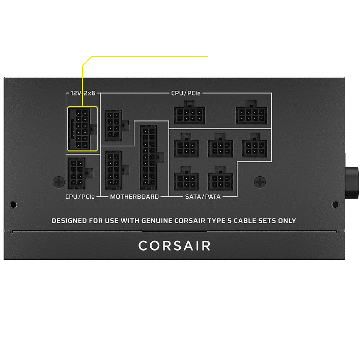 RM1000x SHIFT Fully Modular ATX Power Supply (IN)