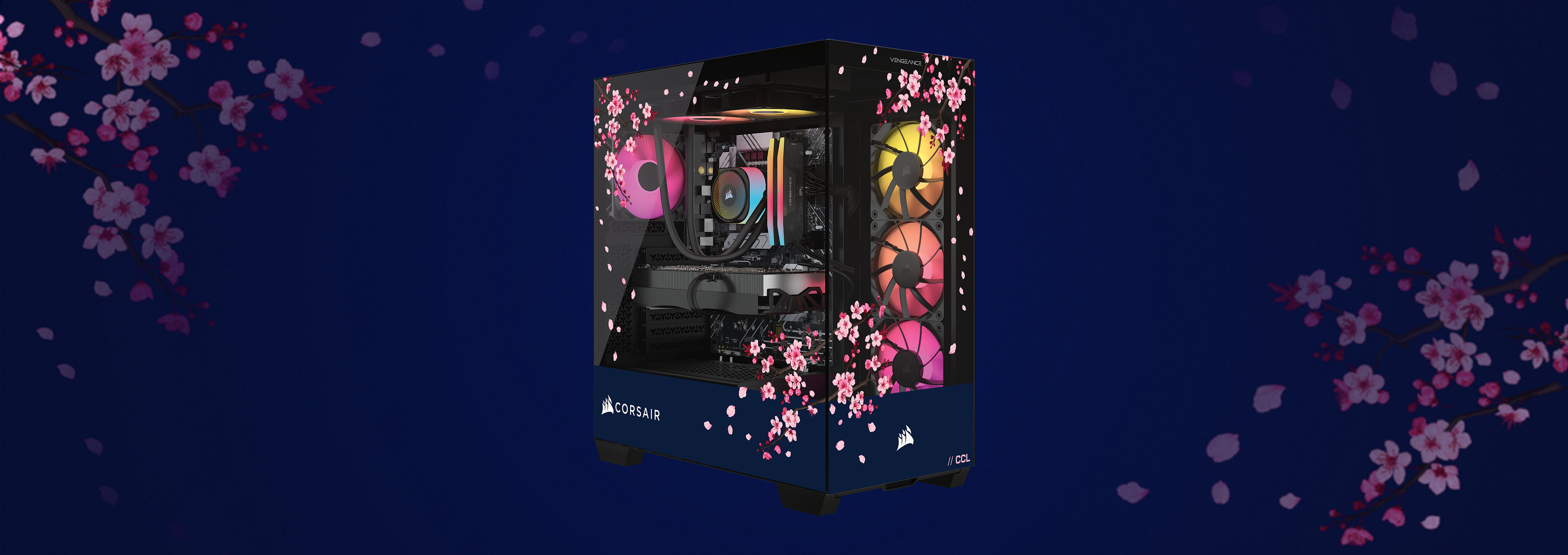 VENGEANCE a7500 DARK CHERRY EDITION Gaming PC: AMD Ryzen 7 9800X3D ...