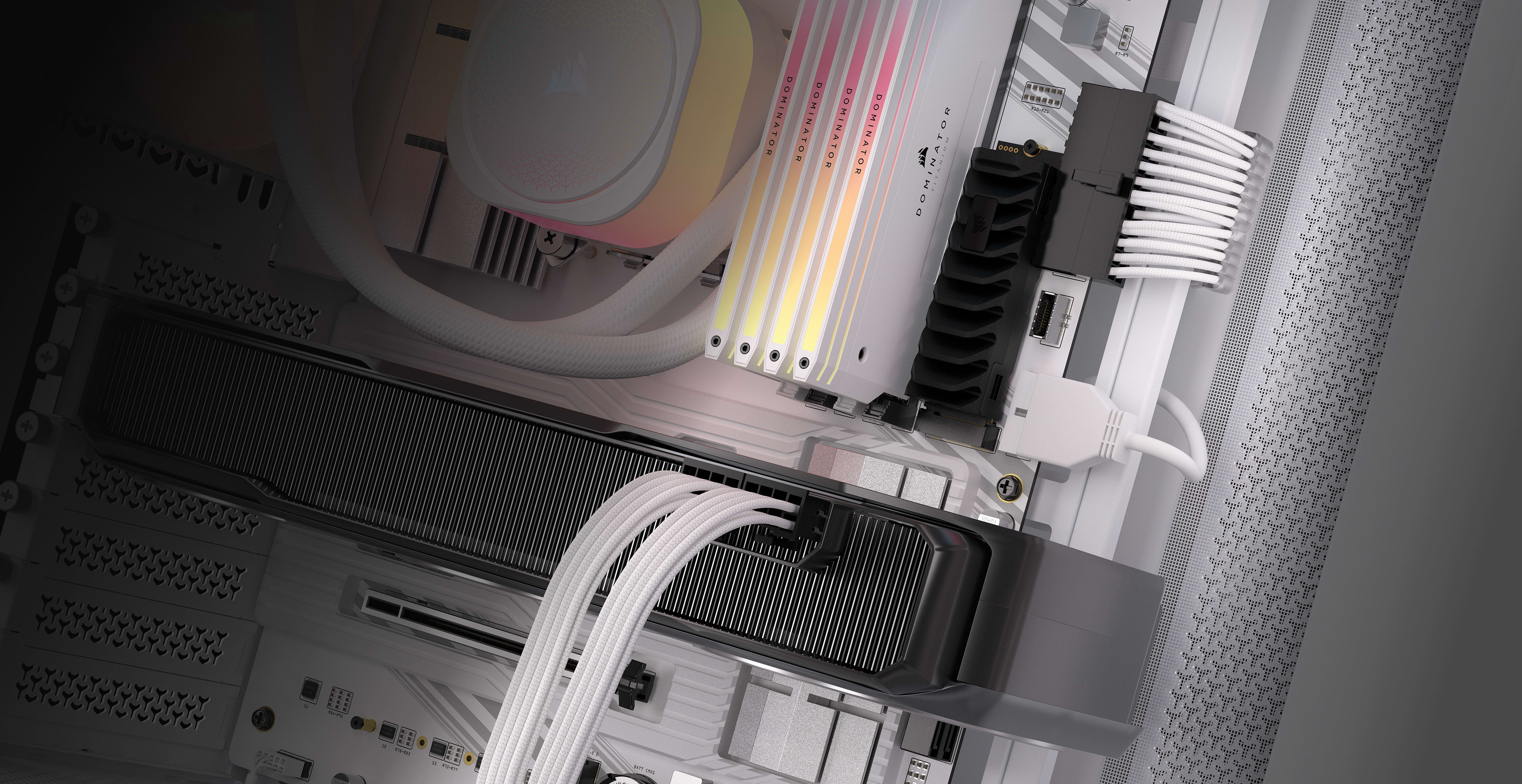 Elite Premium Individually Sleeved Type-5 PSU Cables Pro Kit - White