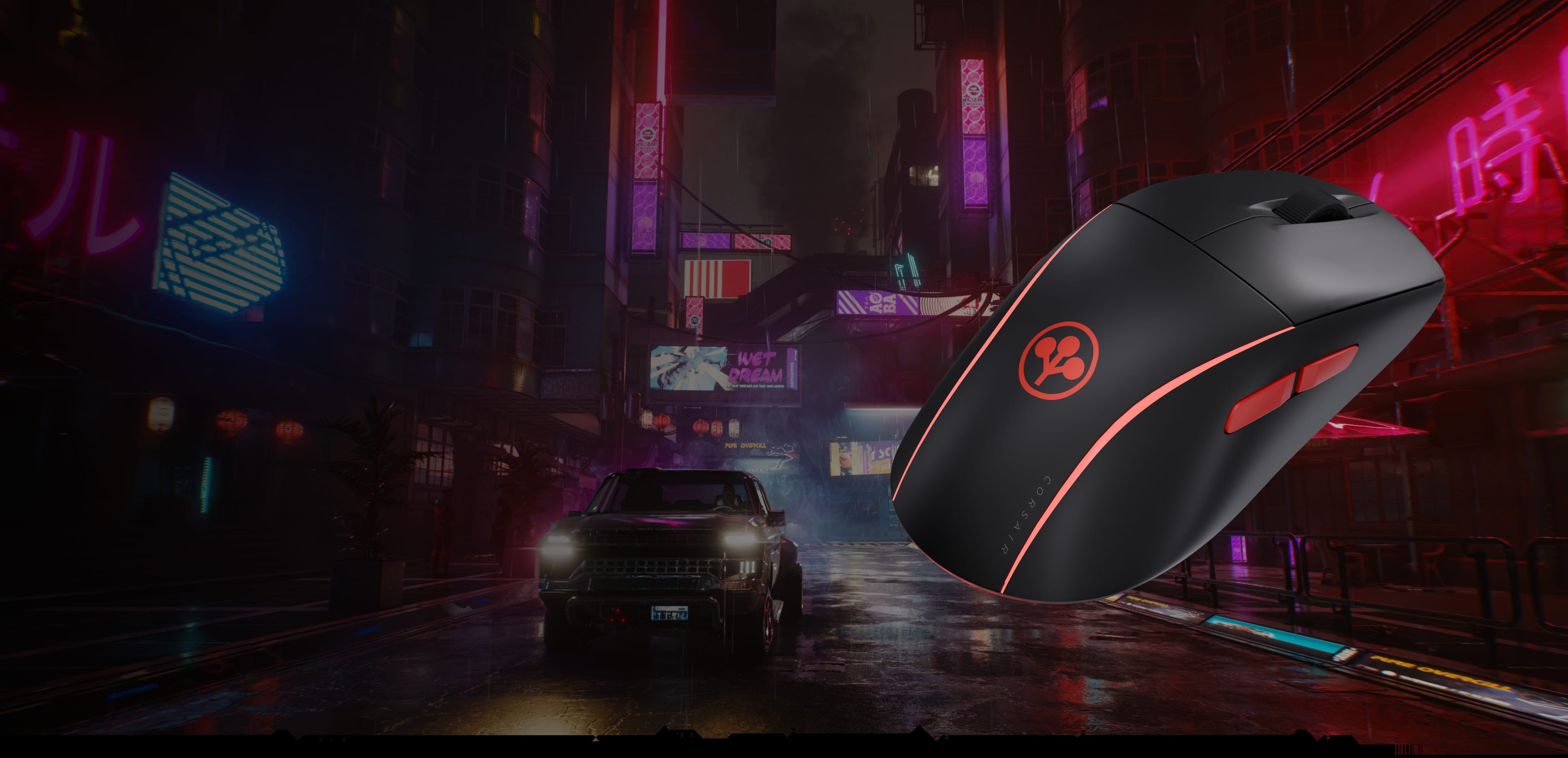 M75 WIRELESS Lightweight RGB Gaming Mouse - Cyberpunk 2077: Arasaka Edition