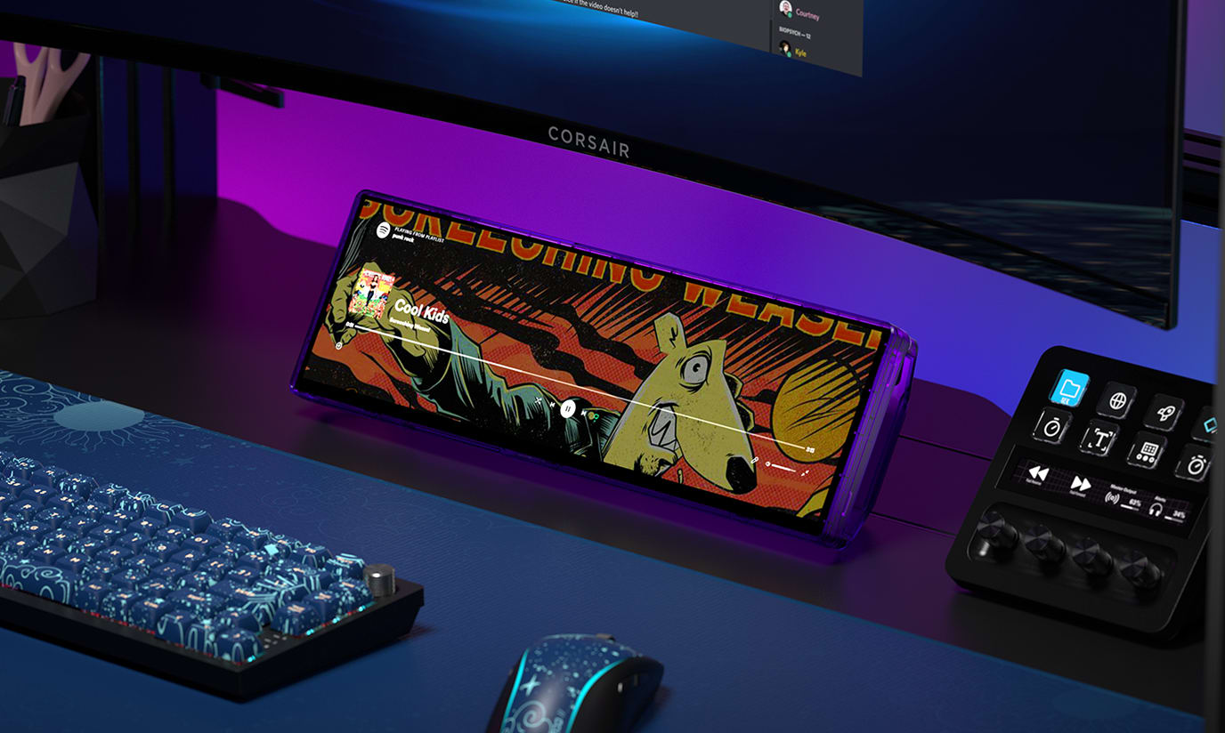 CORSAIR XENEON EDGE 14.5" LCD Touchscreen - Atomic Purple