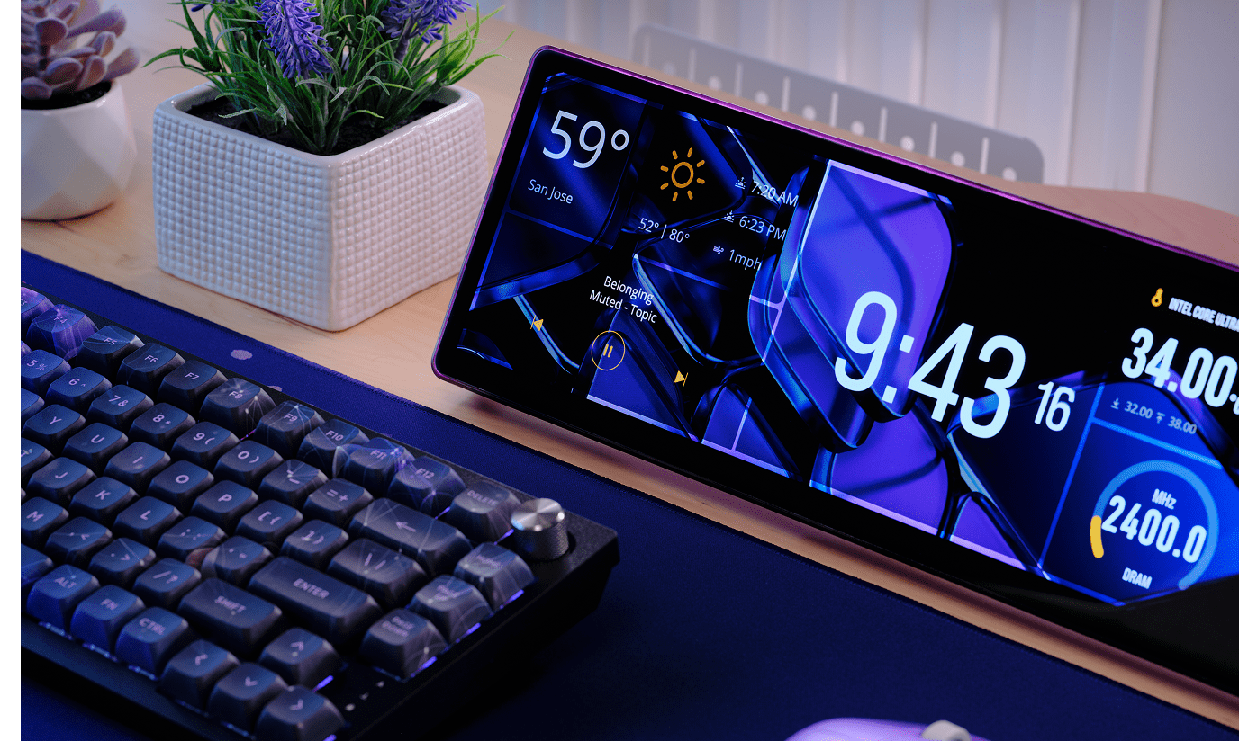 CORSAIR XENEON EDGE 14.5" LCD Touchscreen - Atomic Purple (Refurbished)