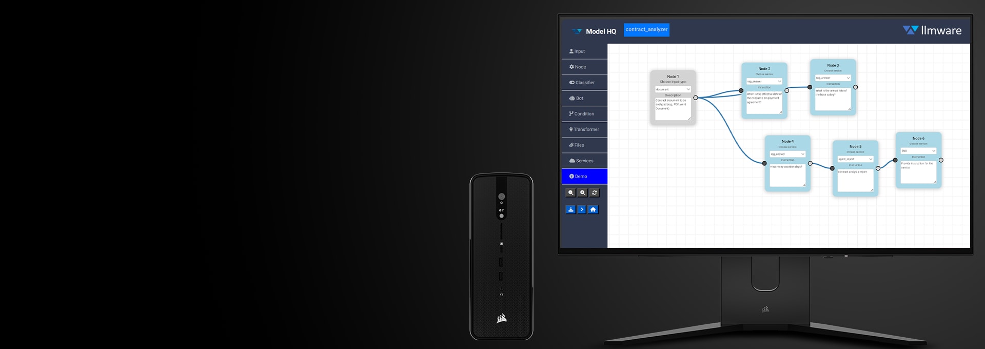 CORSAIR AI WORKSTATION 300 DESKTOP PC