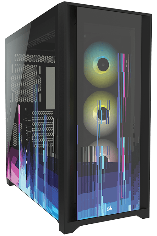 iCUE 5000X RGB SIGNATURE SERIES Mid-Tower Smart Case — Glitch
