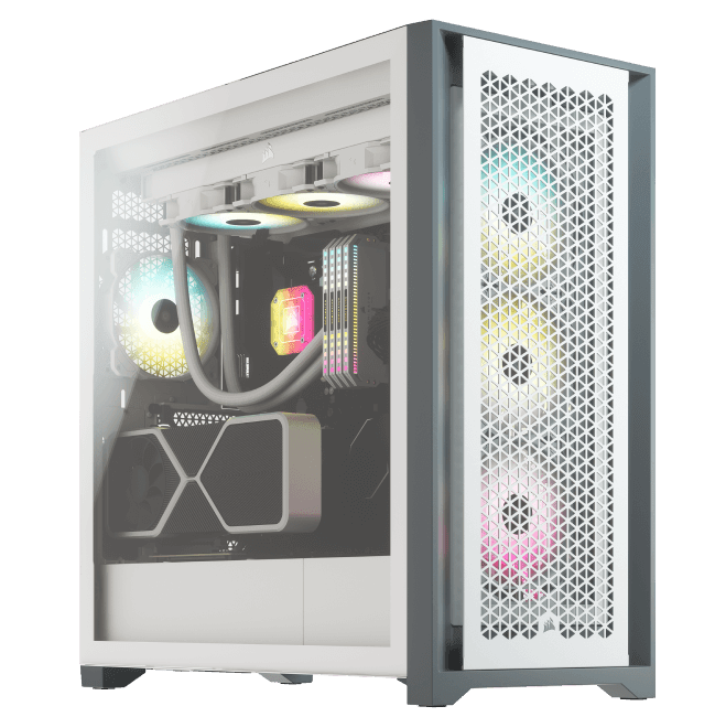 5000D AIRFLOW Tempered Glass Mid-Tower ATX PC Case — Black