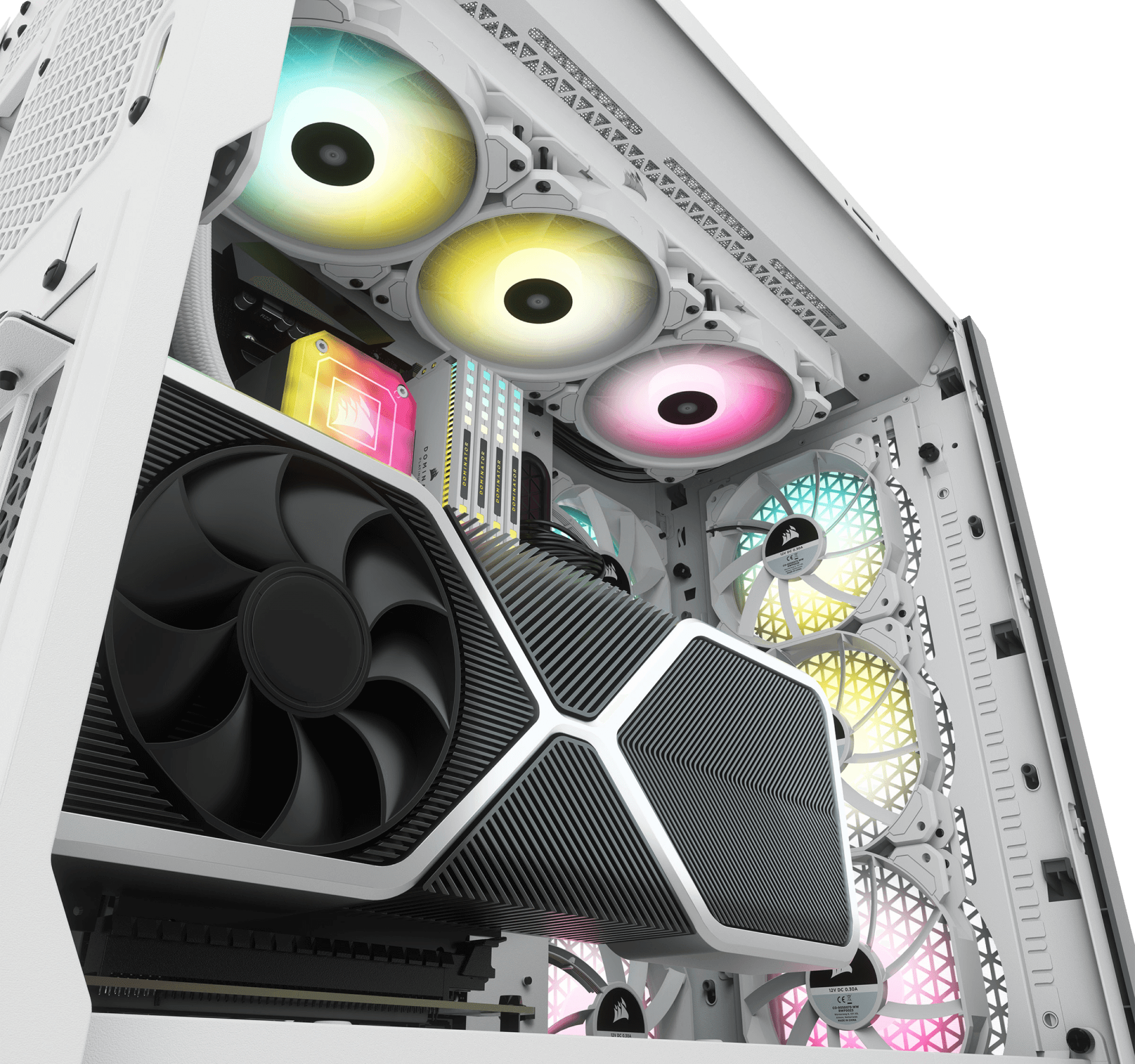 5000D AIRFLOW Tempered Glass Mid-Tower ATX PC Case — Black