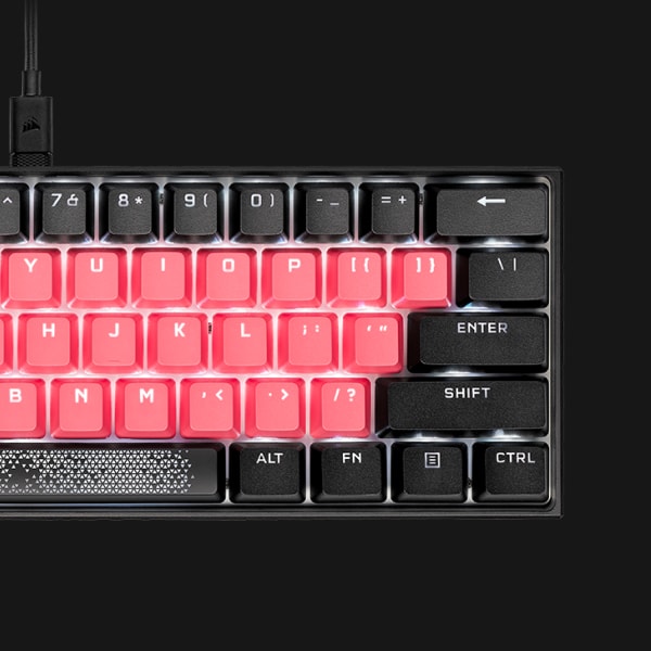 K65 RGB MINI 60% Mechanical Gaming Keyboard — CHERRY MX SPEED — Black