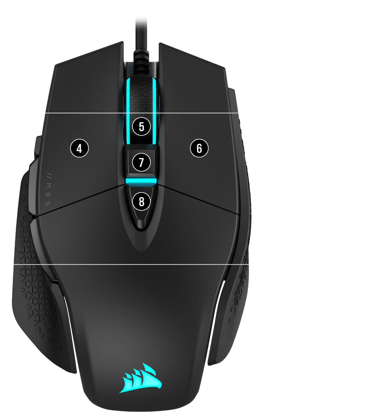 M65 RGB ULTRA Tunable FPS Gaming Mouse