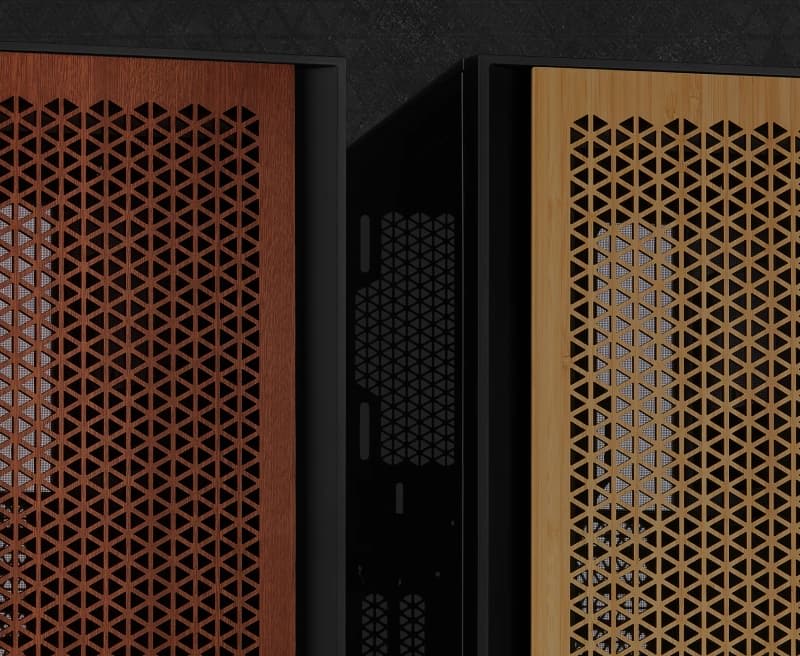 5000 Series Wooden PC Case Panel - Sapele