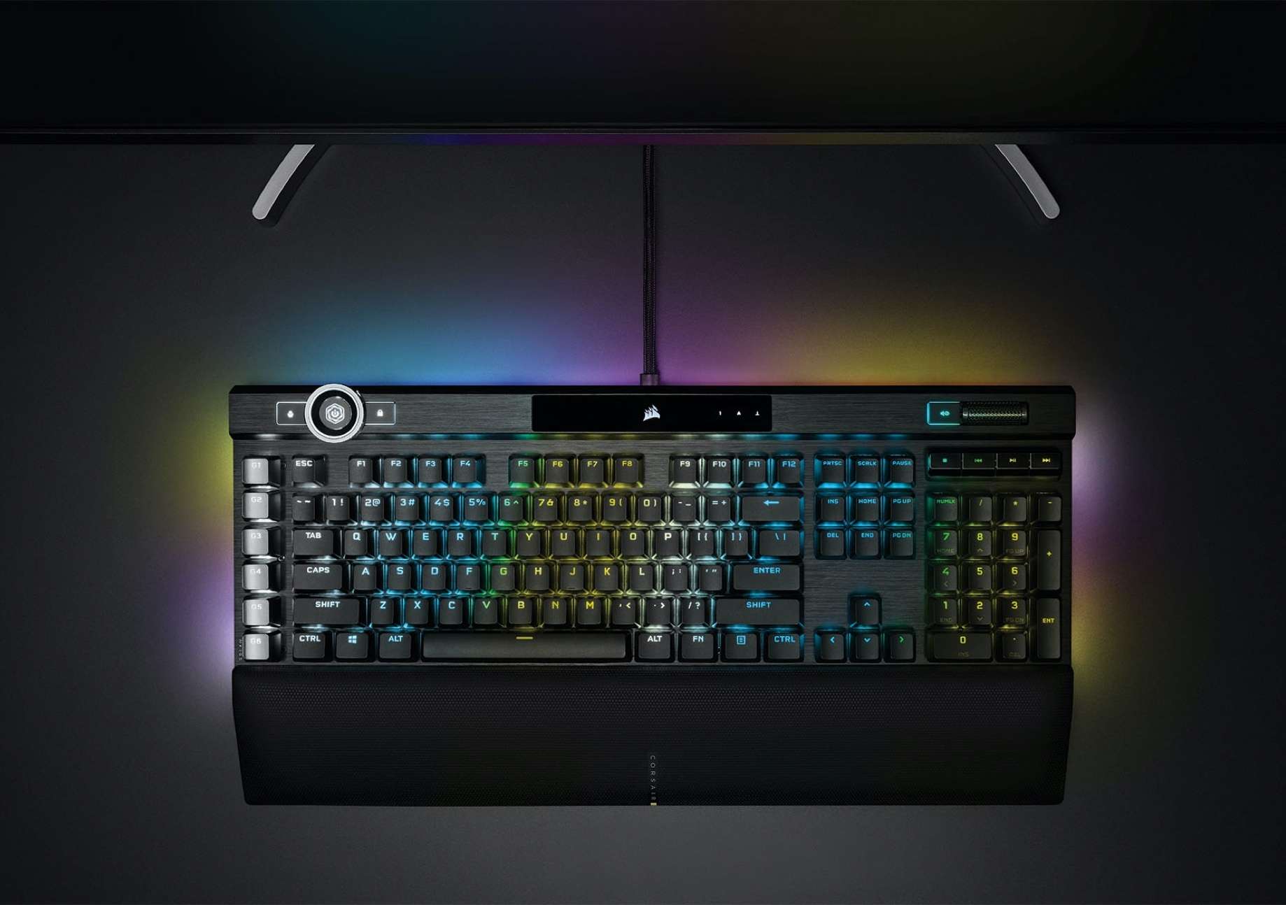K100 RGB Mechanical Gaming Keyboard — CHERRY® MX Speed — Black