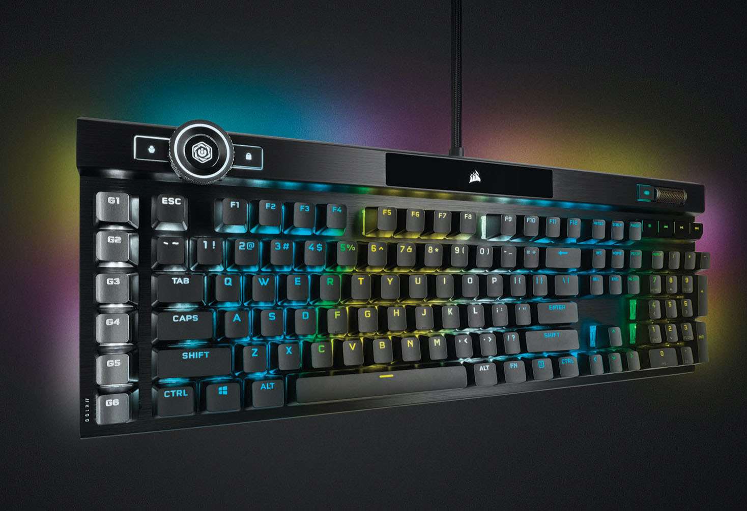 K100 RGB Mechanical Gaming Keyboard — CHERRY® MX Speed — Black
