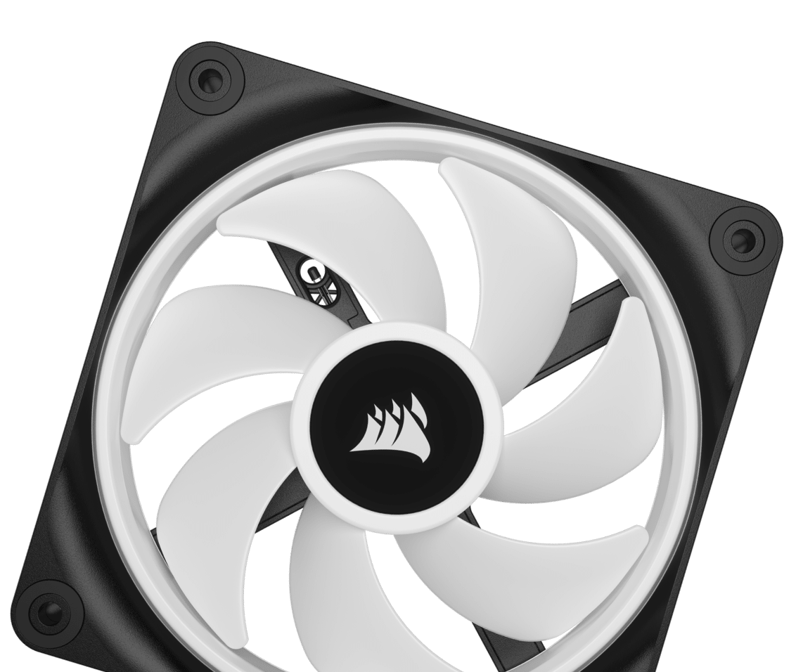 iCUE LINK QX120 RGB 120mm PWM PC Fans Starter Kit with iCUE LINK System Hub