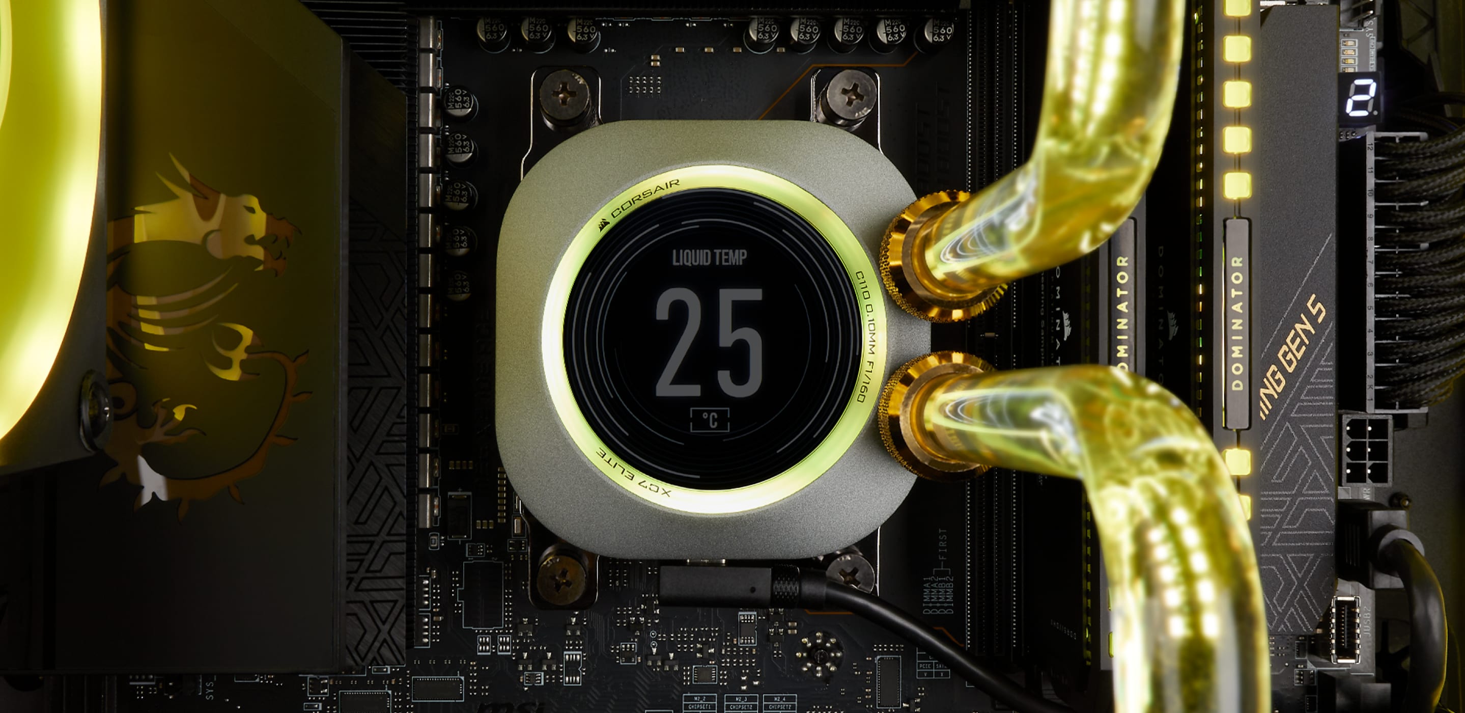 iCUE LINK Cable, 2x 135mm with Slim 90° connectors, Black