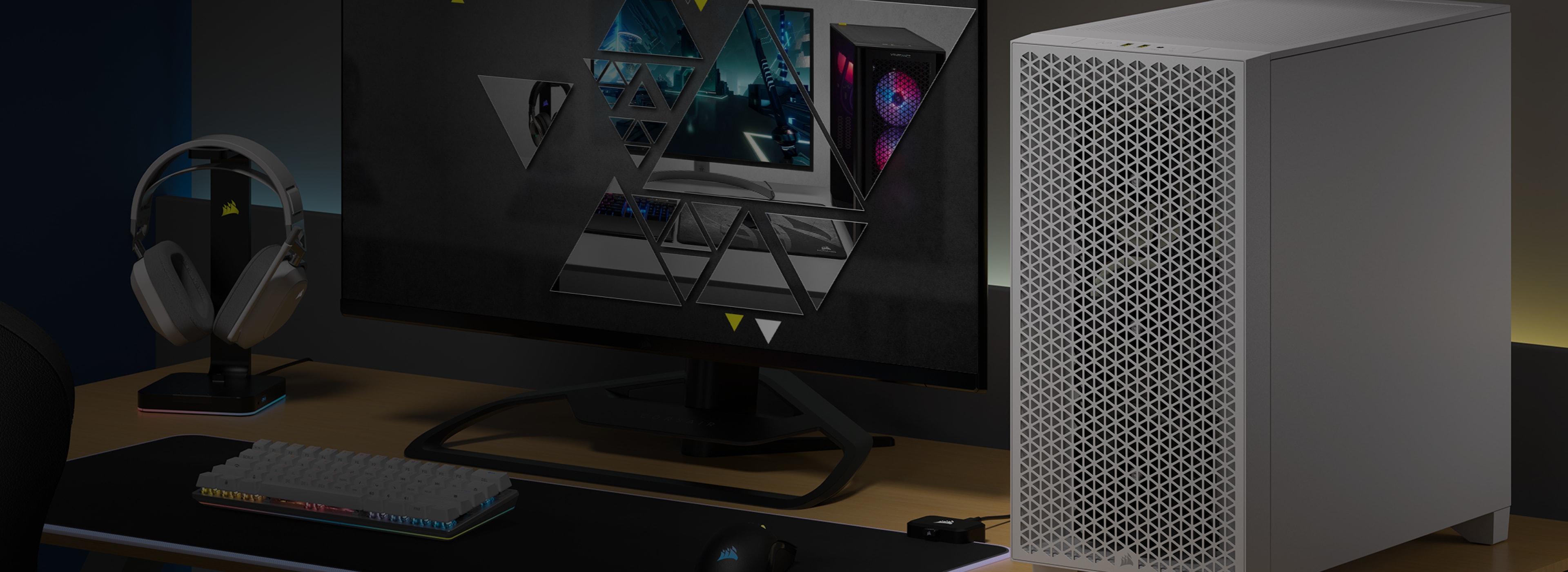 3000D AIRFLOW Mid-Tower PC Case – White | CORSAIR