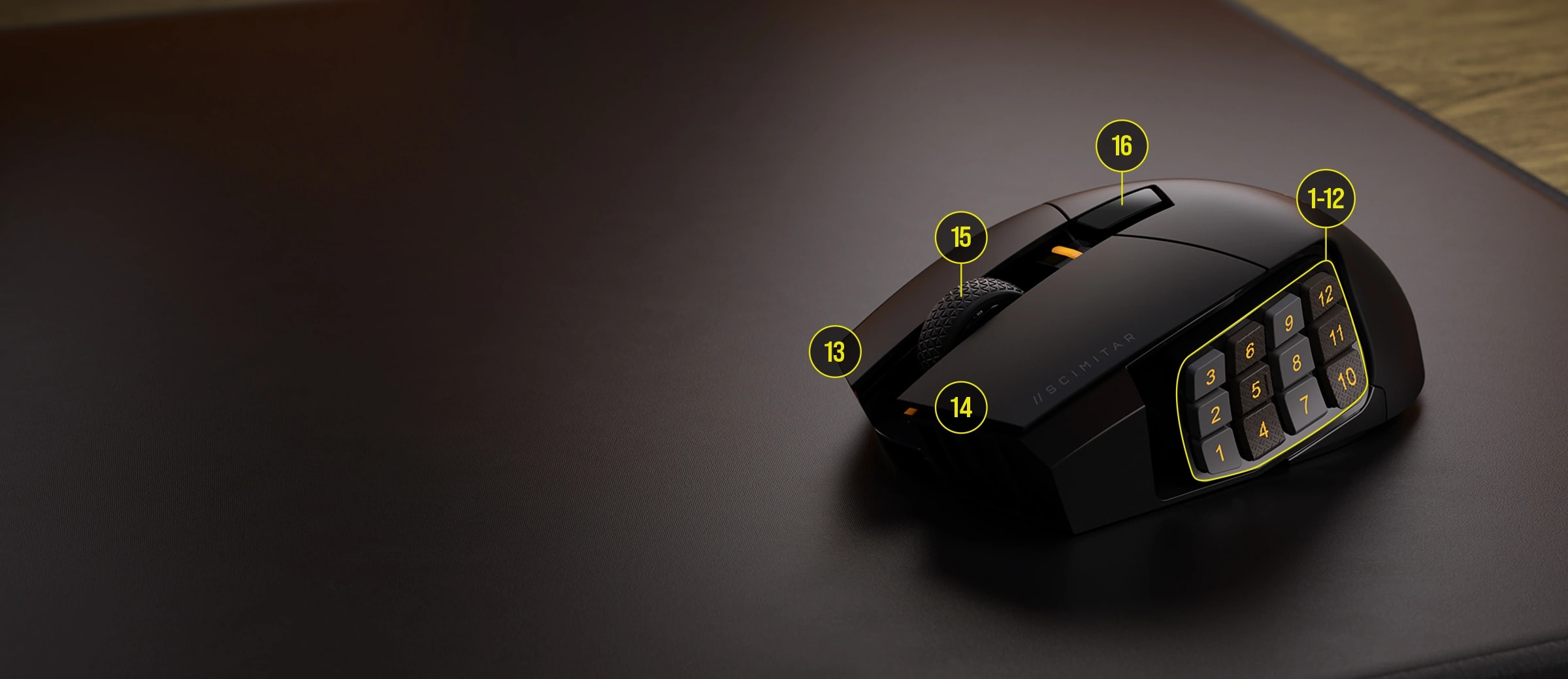 SCIMITAR ELITE WIRELESS MMO Gaming Mouse (EU)