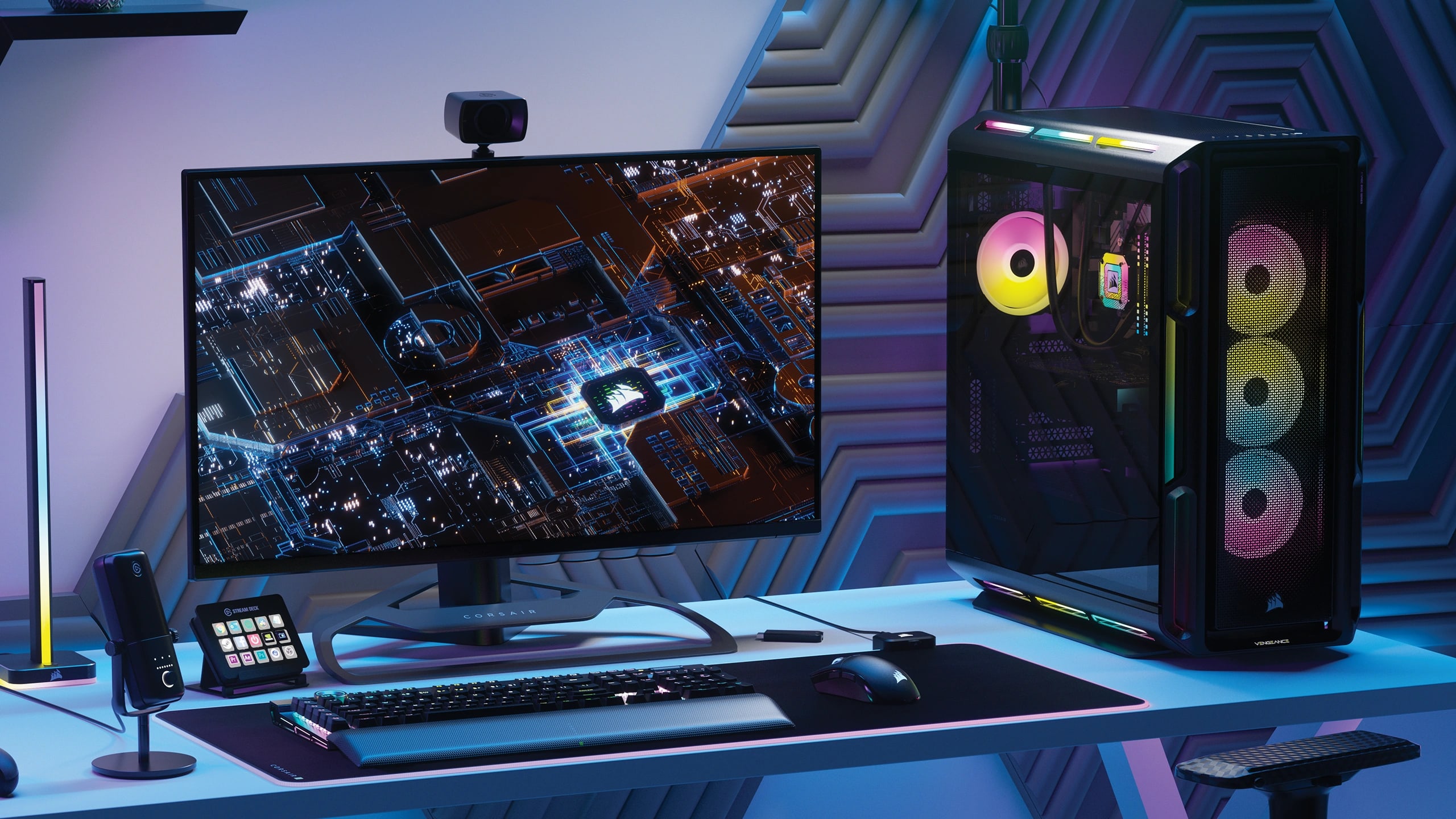 VENGEANCE a8100 Gaming PC, Ryzen 9 7950X3D, RTX 4090, 4TB (2x 2TB M.2 ...