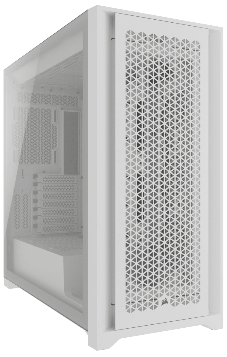 5000D CORE AIRFLOW Mid-Tower ATX PC Case — White