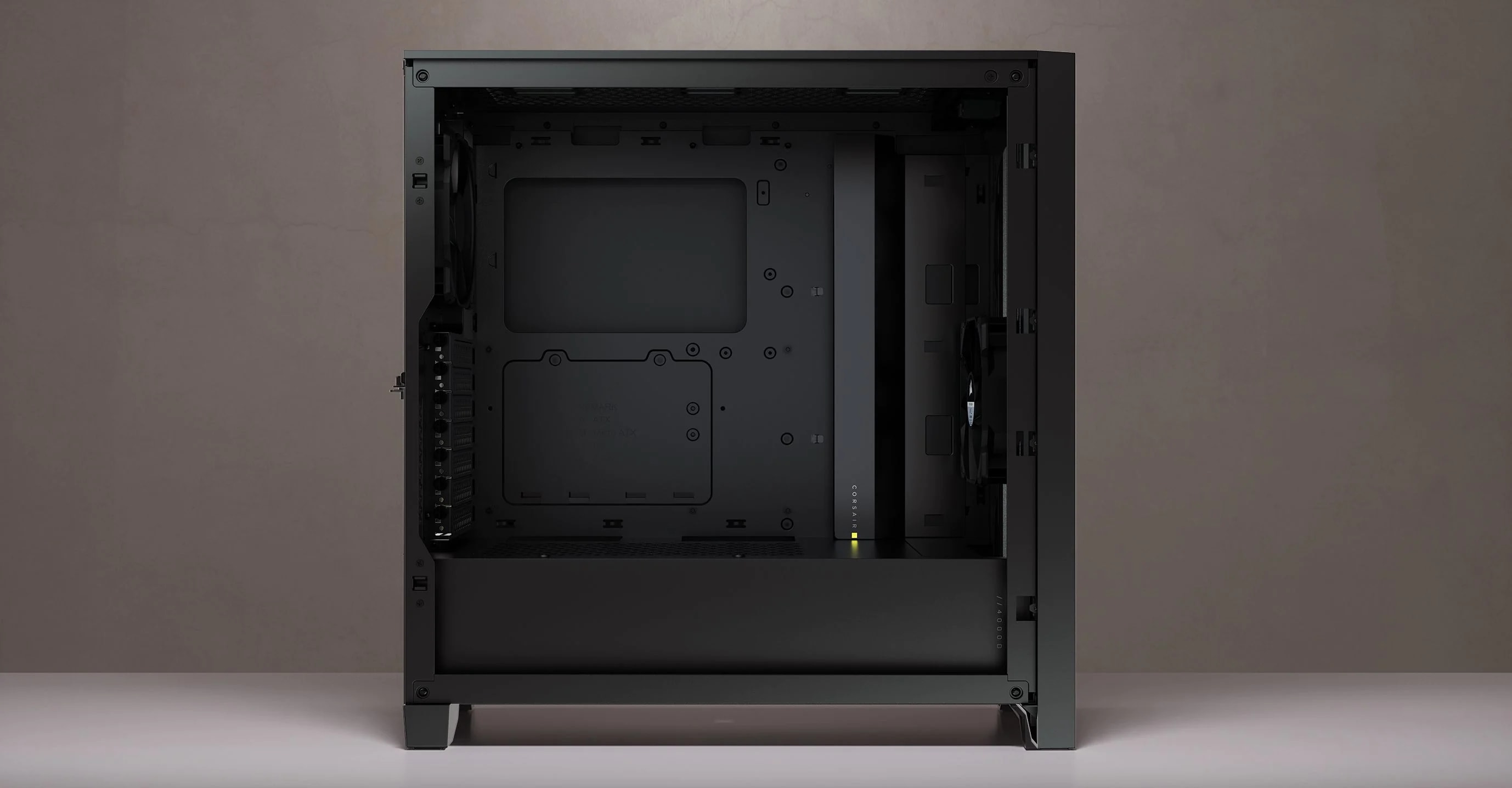 4000D Tempered Glass Mid-Tower ATX Case — White