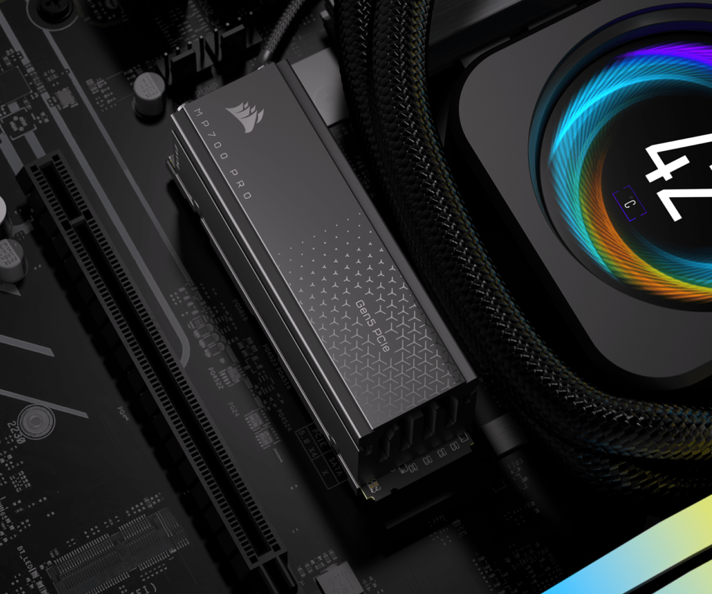 MP700 PRO 2TB with Air Cooler PCIe Gen5 x4 NVMe 2.0 M.2 SSD