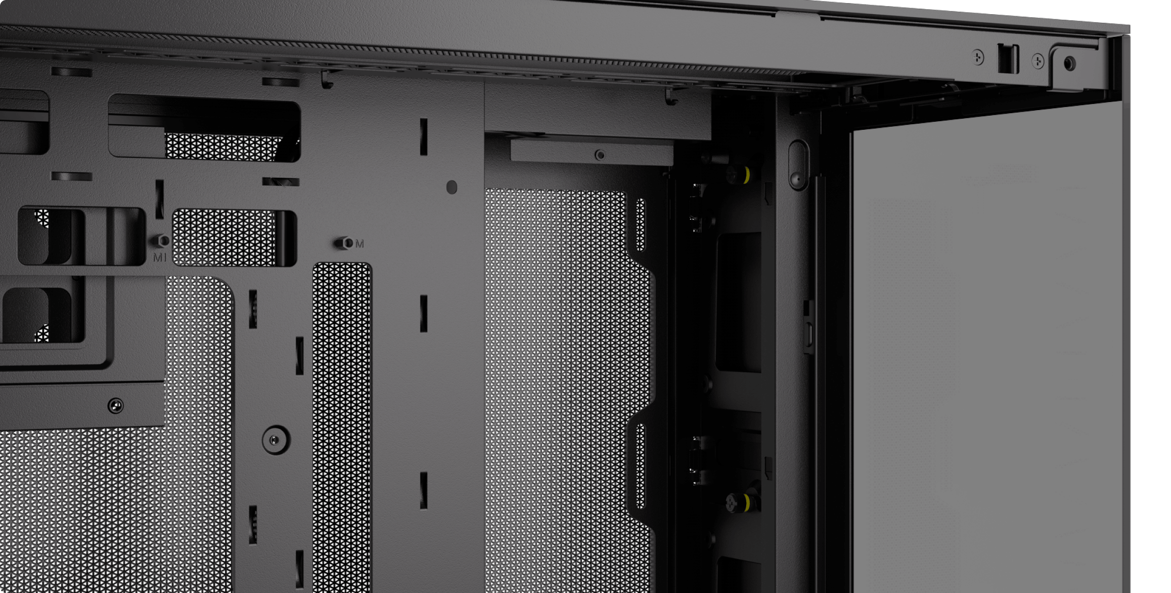 2500X Mid-Tower Dual Chamber PC Case - Black