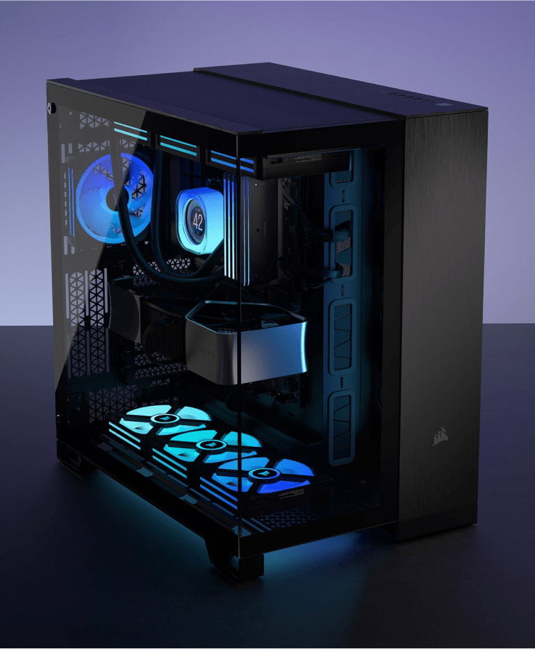 6500X Mid-Tower Dual Chamber PC Case - White