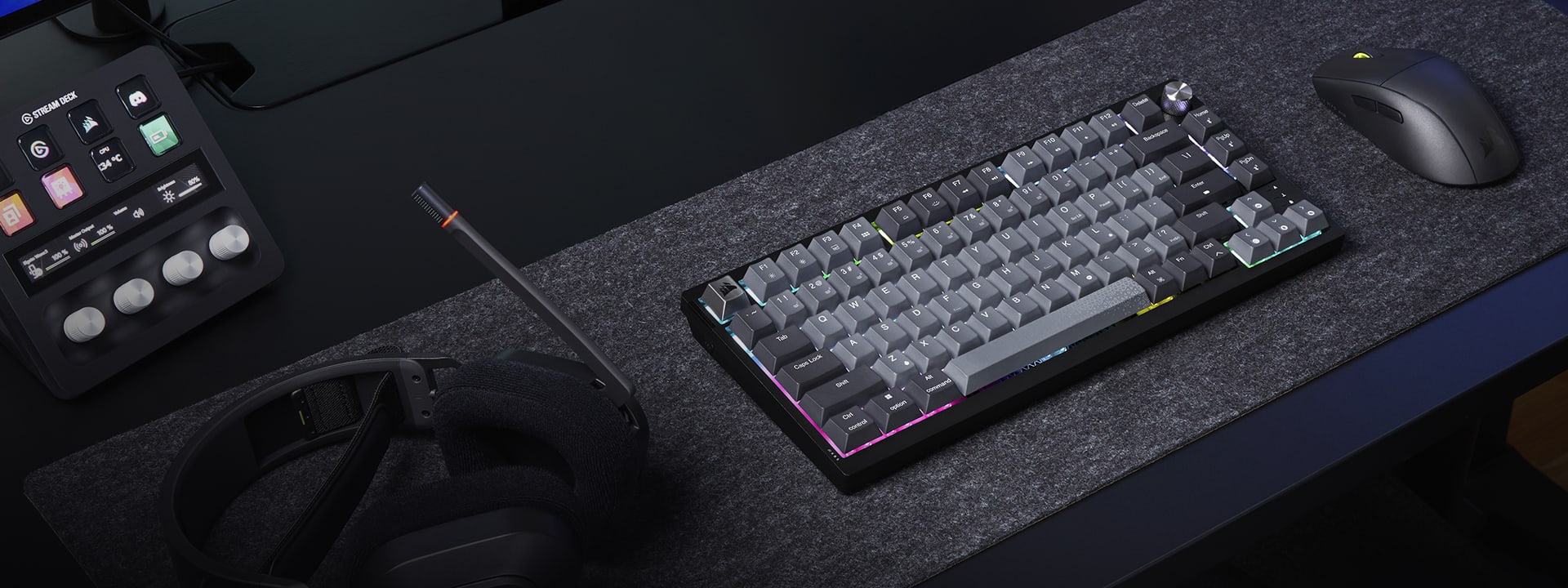K65 PLUS WIRELESS 75% RGB Mechanical Gaming Keyboard