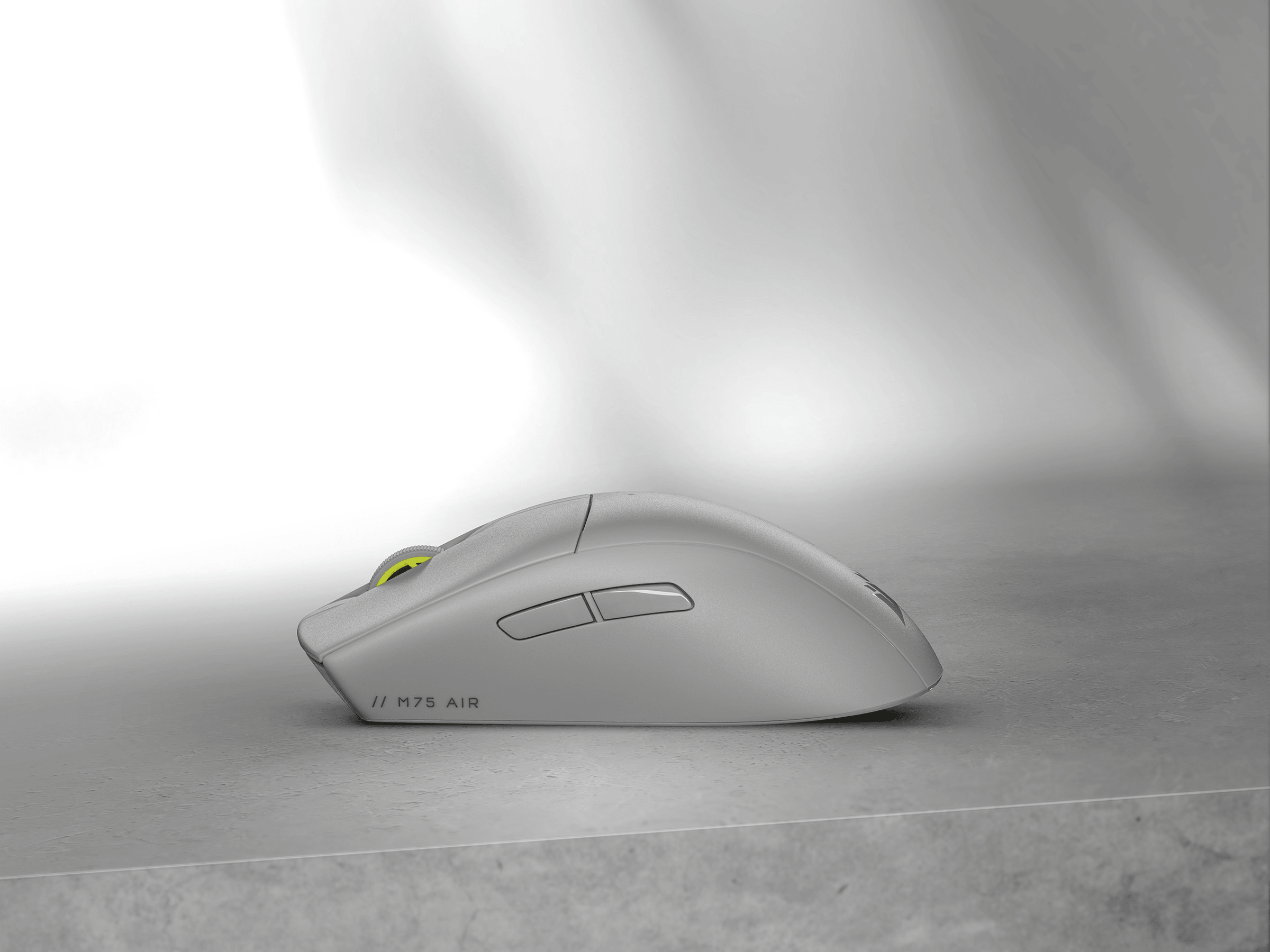 M75 AIR WIRELESS Ultra-Lightweight Gaming Mouse — Light Gray