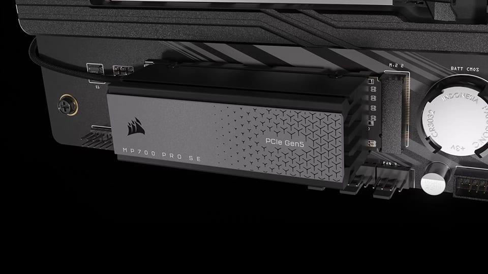 MP700 PRO SE with Air Cooler 2TB PCIe 5.0 x4 NVMe M.2 SSD