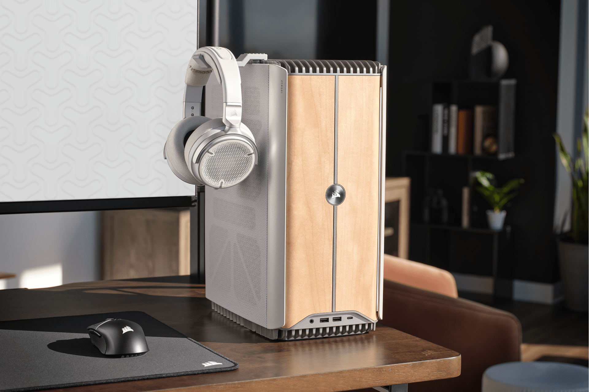 CORSAIR ONE i500 PC – Wood Bright: Liquid Cooled Intel Core i9-14900K ...