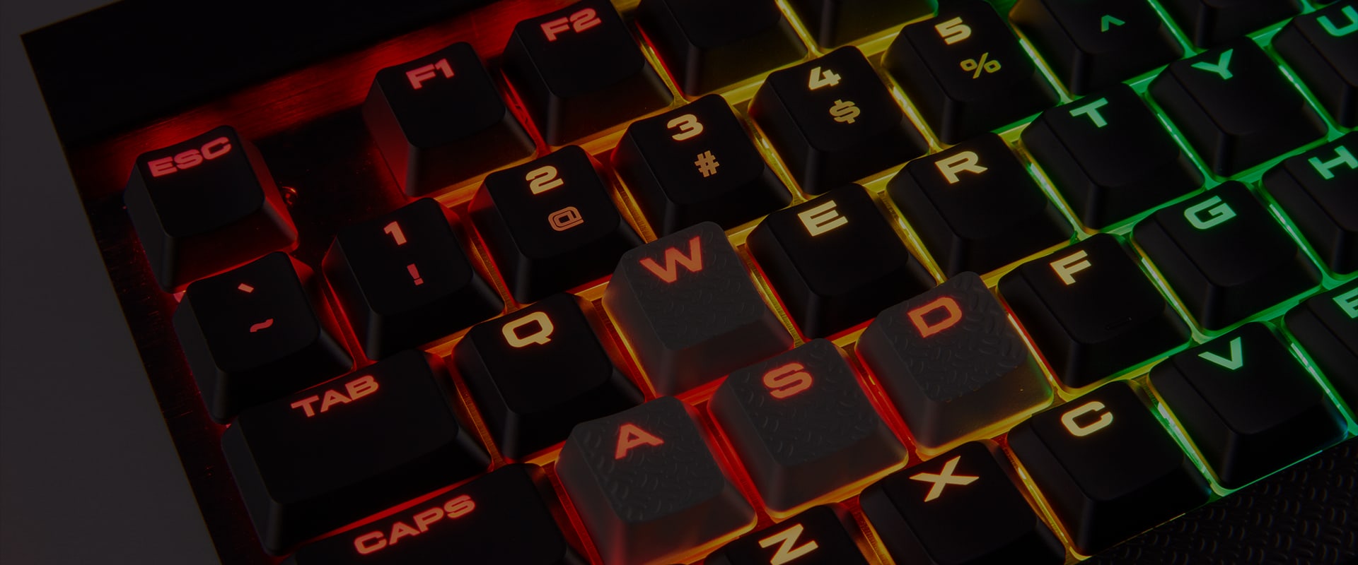 K70 RGB MK.2 Low Profile RAPIDFIRE Mechanical Gaming Keyboard — CHERRY® MX Low Profile Speed ...