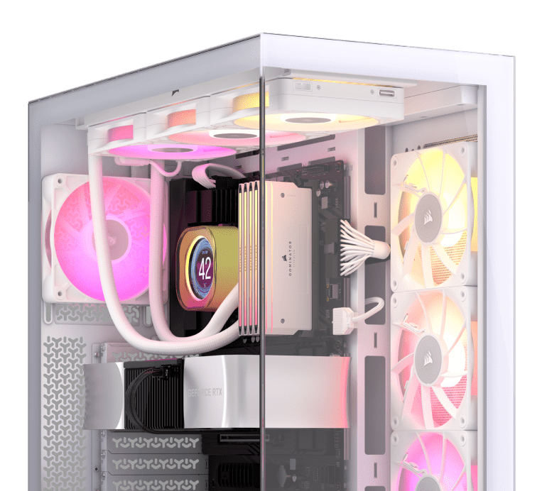 3500X Mid-Tower PC Case - White