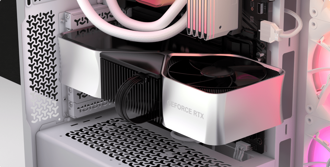 3500X Mid-Tower PC Case - White