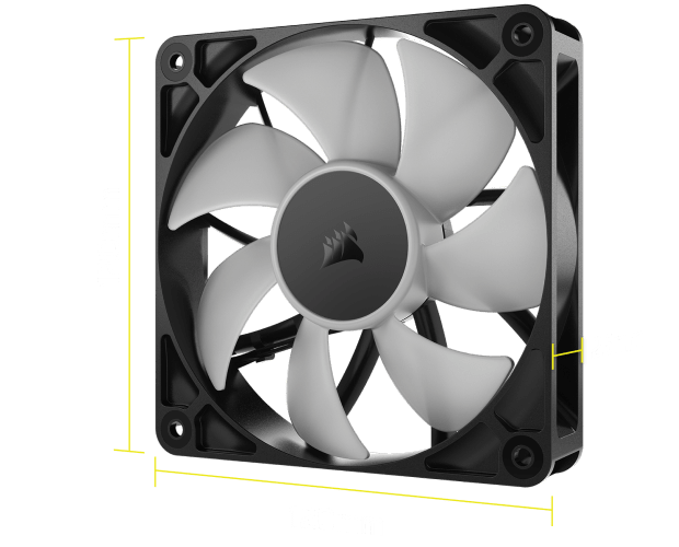 Buy Corsair RS120 ARGB 120mm PWM Fans Triple Pack (Black) - Computech Store