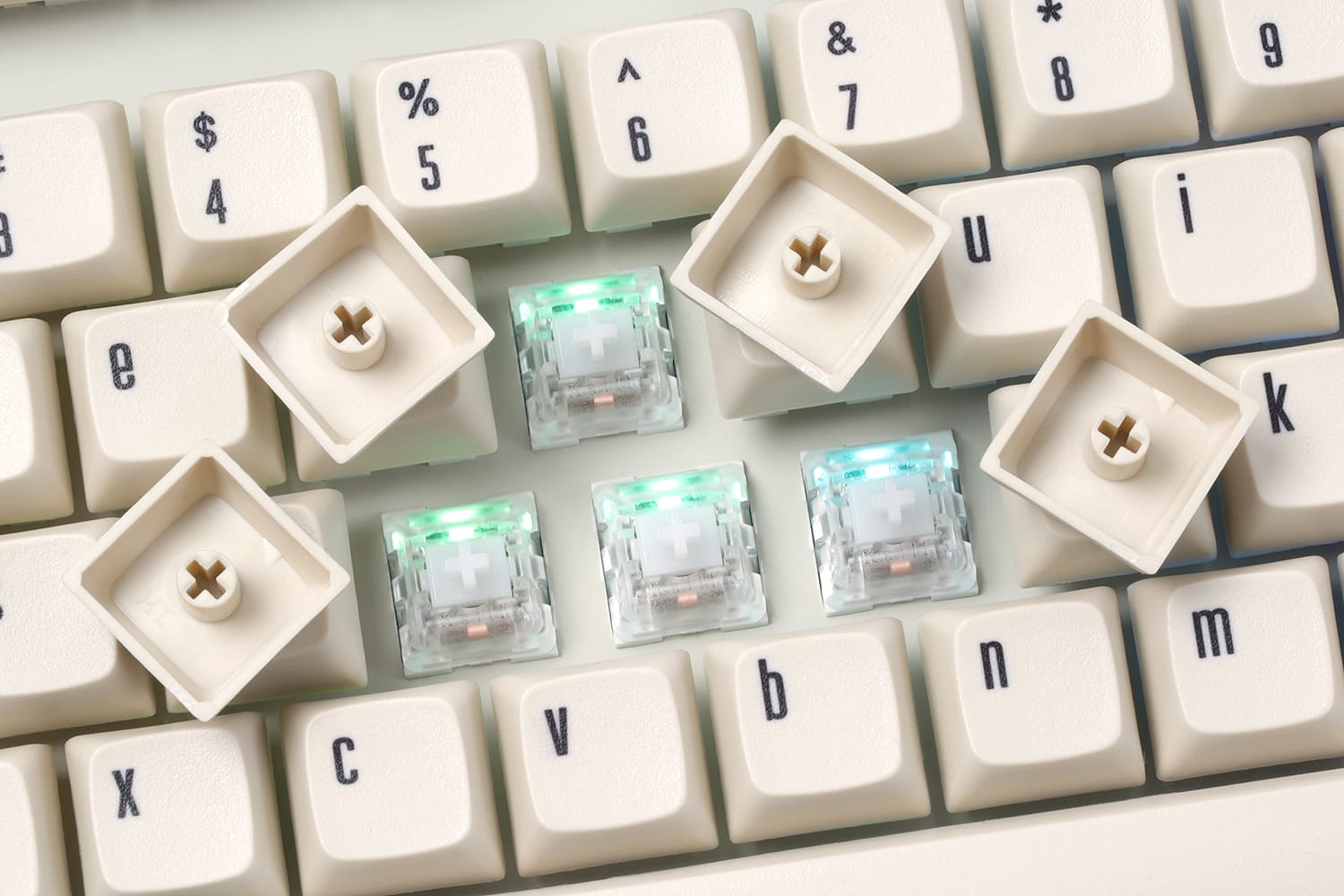 DROP Halo True Mechanical Switches, Tactile, 3-Pin, 70 Pack (MDX-34430-4)