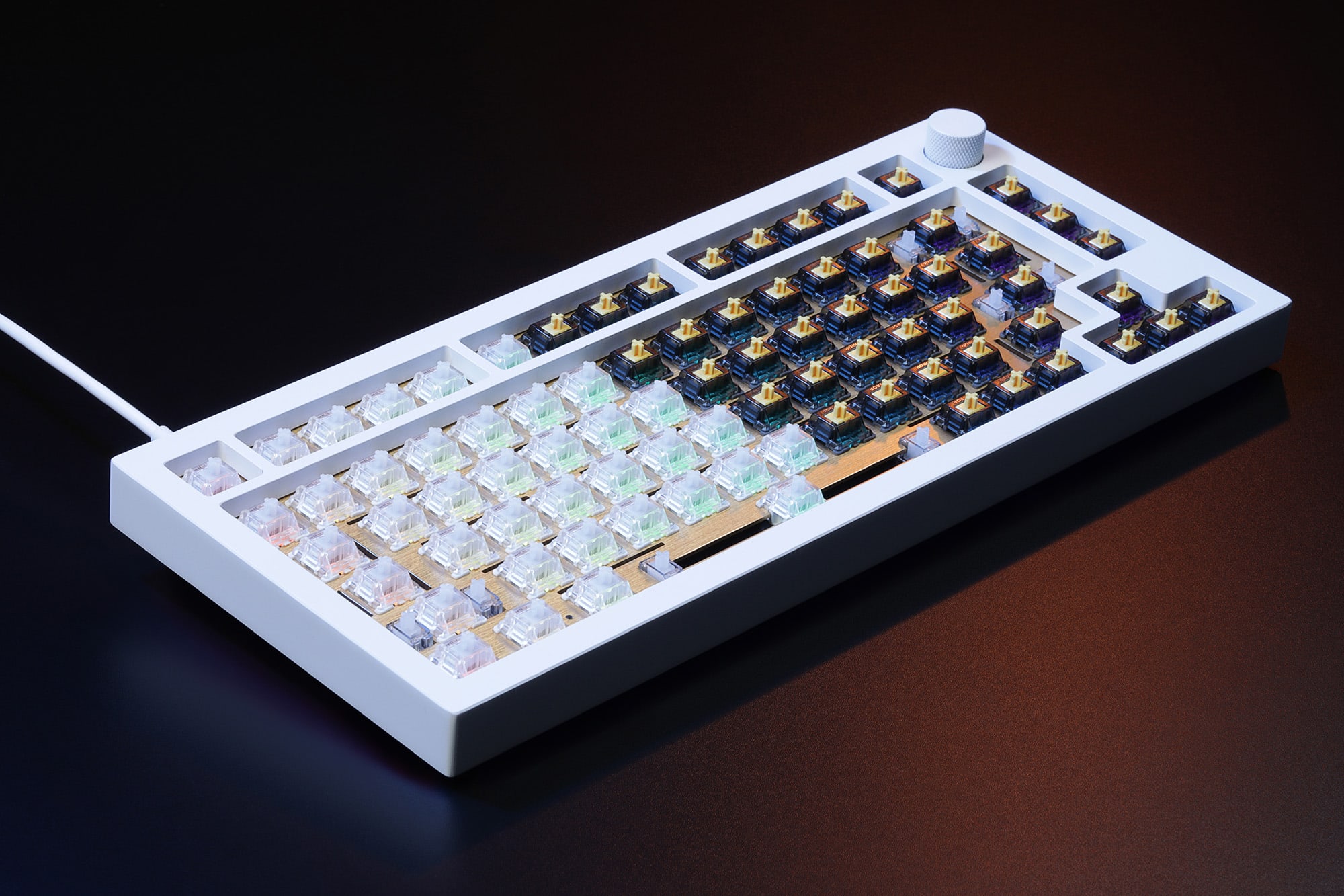 DROP Holy Panda X Clear Mechanical Switches, Tactile, 3-Pin, 35 Pack ...