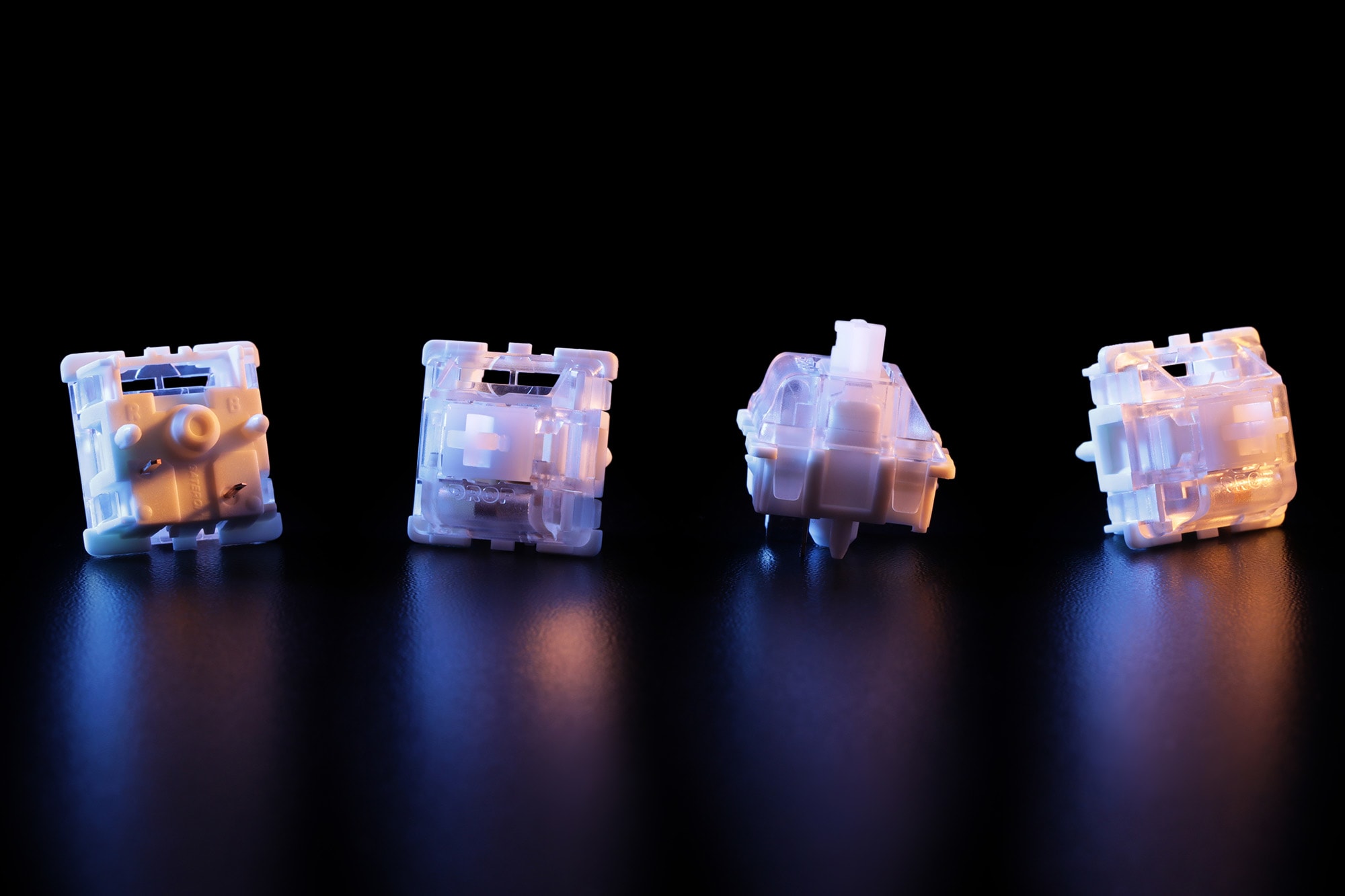DROP Holy Panda X Clear Mechanical Switches, Tactile, 3-Pin, 35 Pack ...