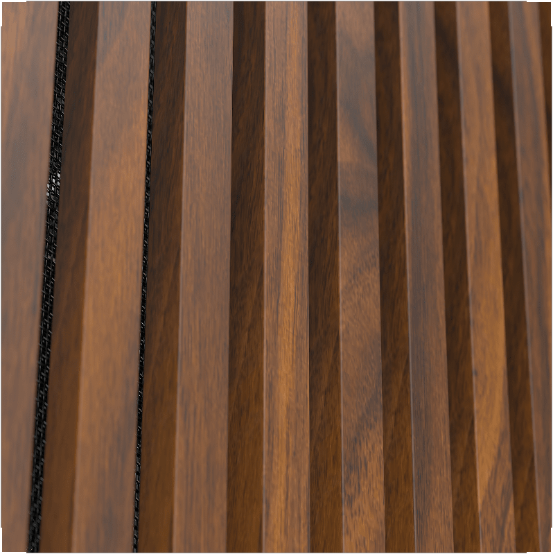 FRAME 5000 Series WOOD Front Panel - Black/Walnut
