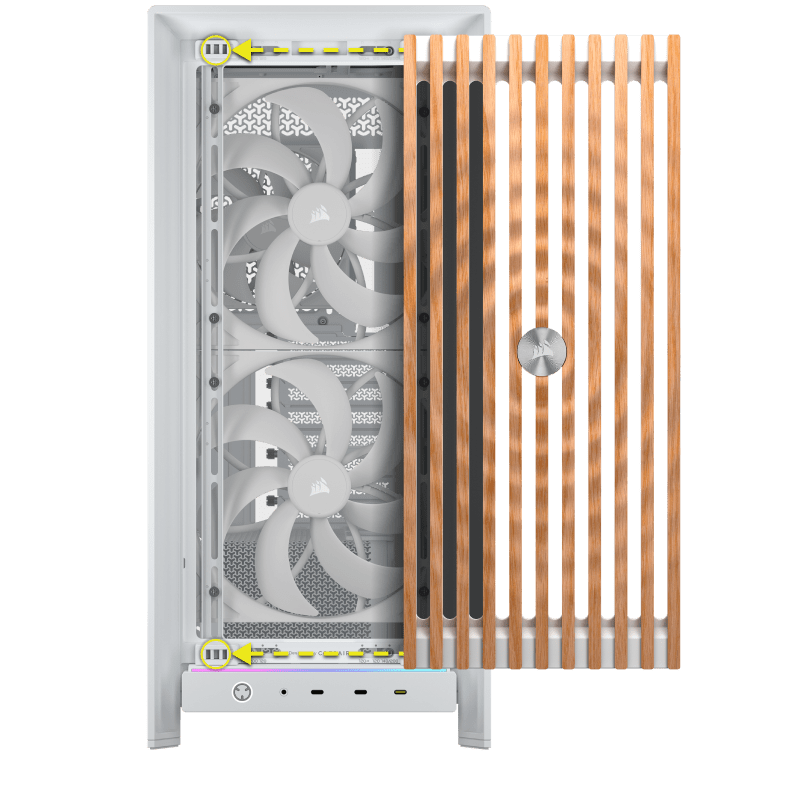 FRAME 5000 Series ELITE WOOD Front Panel - White/Oak